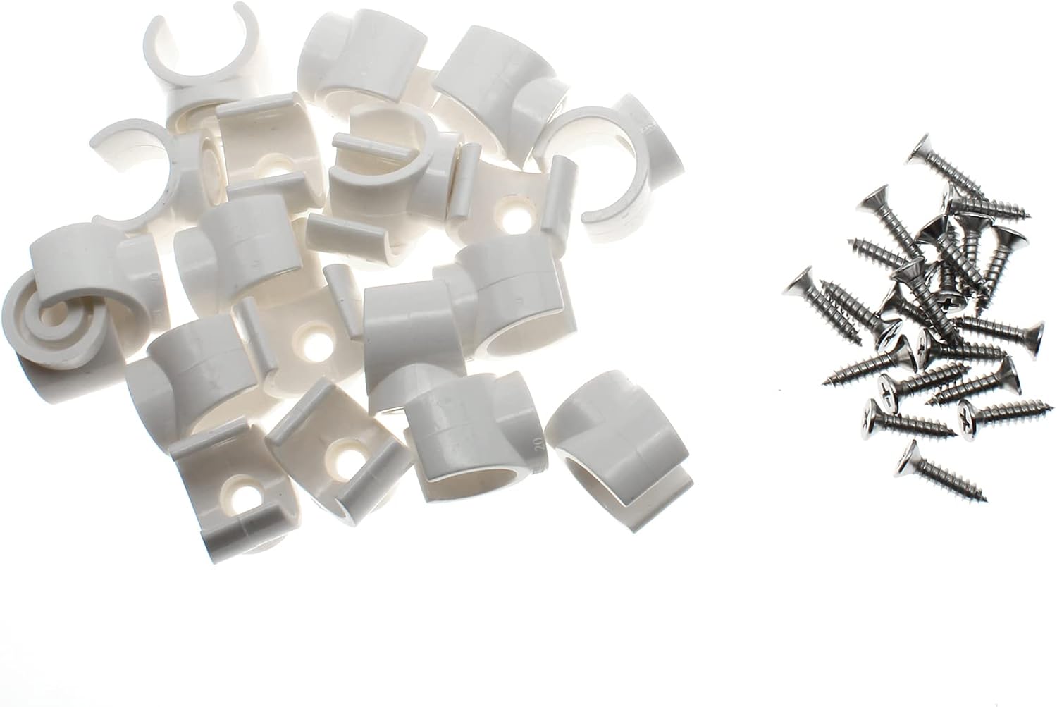 FDXGYH 20 Pcs 5/8 Inch PEX Clips PEX-AL-PEX Talon Clamps Pipe Hangers ...