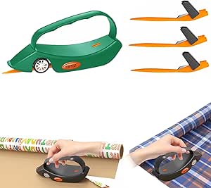 Wrapping Paper Cutter, New Christmas Paper Cutter, with 3 Replaceable ...