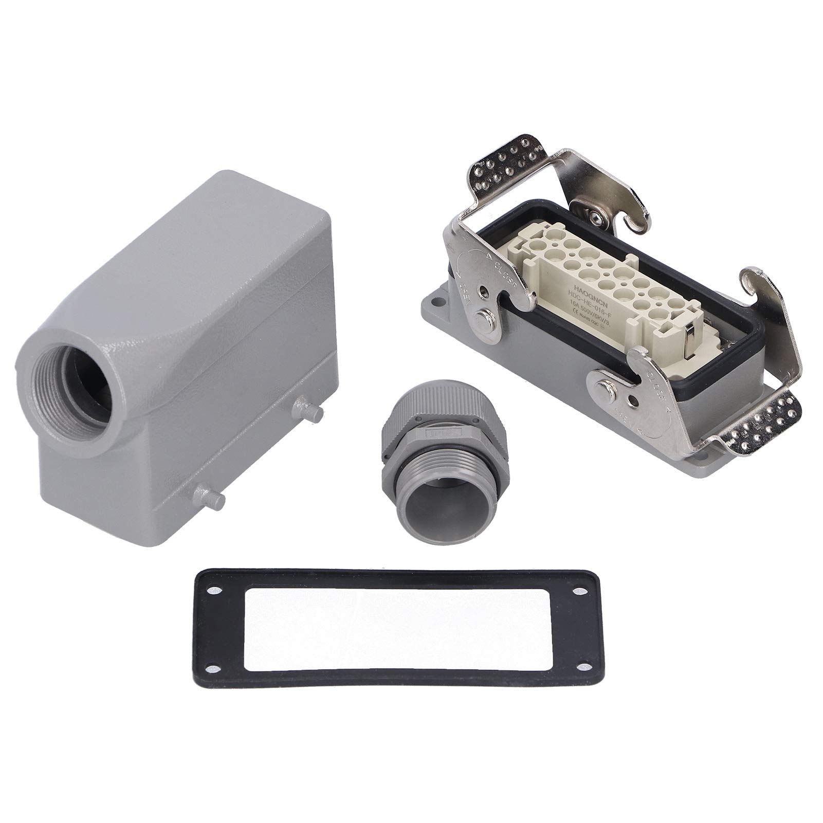 Buy Heavy Duty Connectors, 16 Contacts Side-Out Industrial Waterproof ...