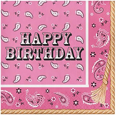 Amazon.com: 40pcs Western Cowgirl Cowboy Paper Napkins Western Cowboy ...