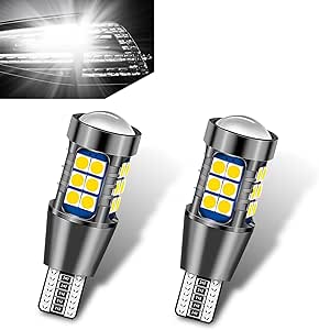 Amazon.com: Yumfugu 2 PCS T15 Automotive Turn Signal Light Bulb, 3030 27SMD HD Condenser Lens ...