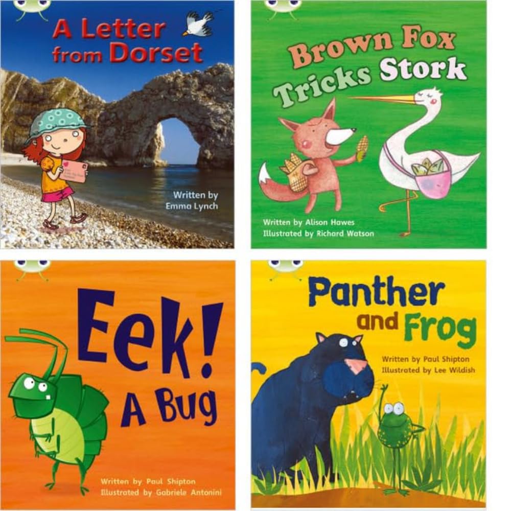 Learn to Read at Home with Bug Club Phonics: Pack 5 (Pack of 4 reading ...