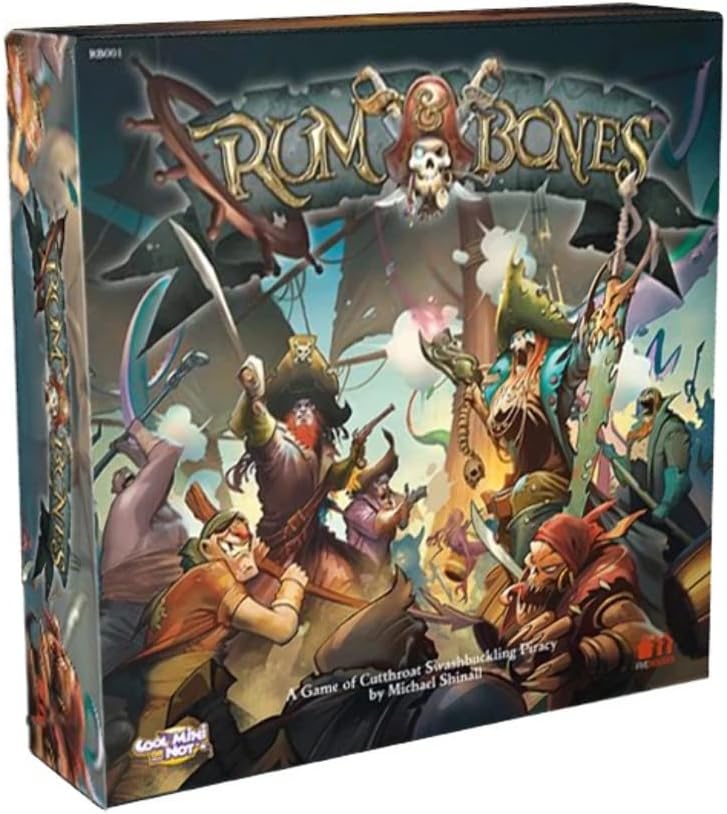 Amazon.com: CoolMiniOrNot Rum and Bones Board Game : Toys & Games