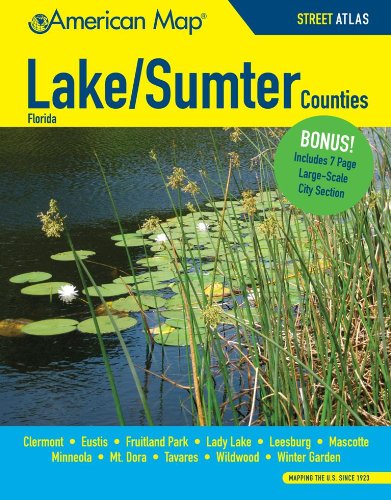 Lake / Sumter Counties FL Atlas: American Map: 9780841616745: Amazon ...