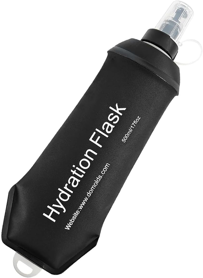 Amazon.com: AXEN 500ML Soft Flask, TPU Foldable Running Hydration Flask ...