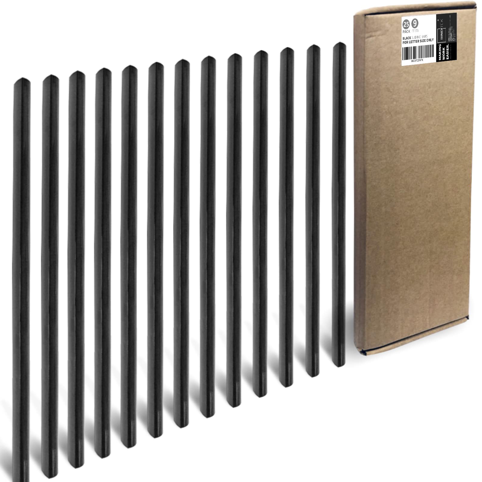 Snapklik.com : 25 Pack Binding Bars, 50-Sheet Capacity Slide Grip ...
