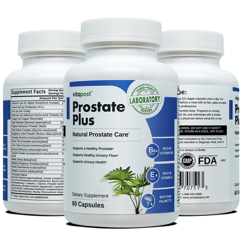 Prostate Plus | Fórmula de apoyo para la próstata de s...B07MMZ255K ...