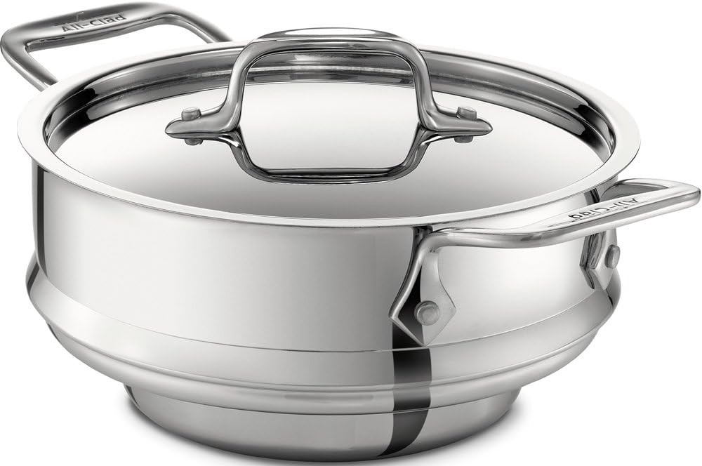 Amazon.com: Anolon Classic Stainless Steel Universal Covered Steamer ...