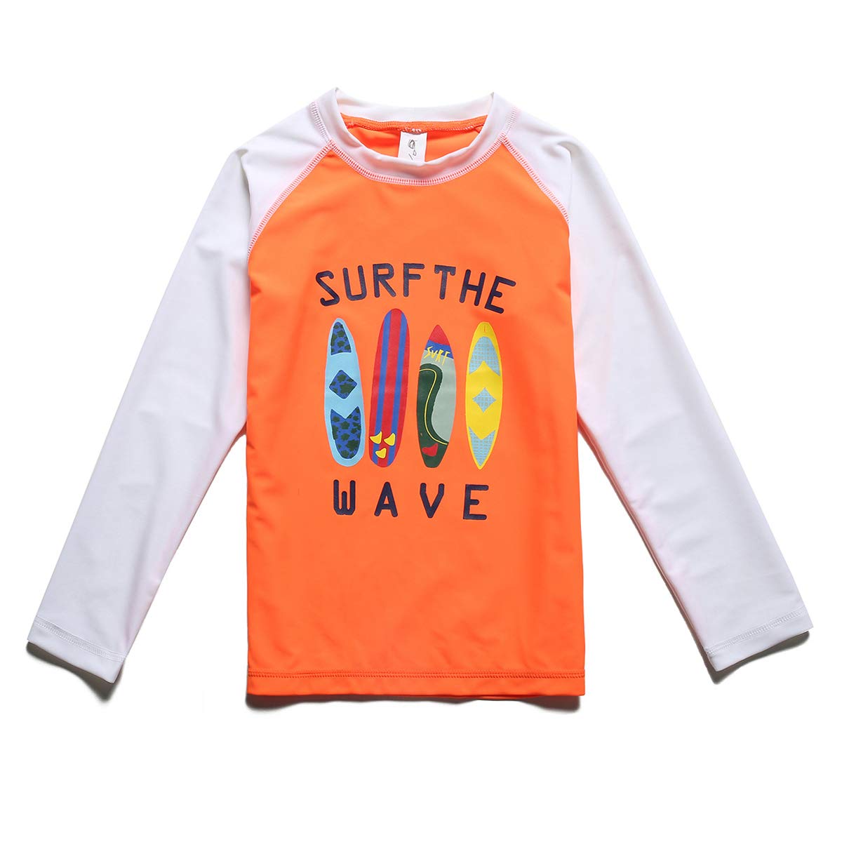 Snapklik.com : Boys Rash Guard Shirt Long Sleeve UPF 50+ Sun Protection ...