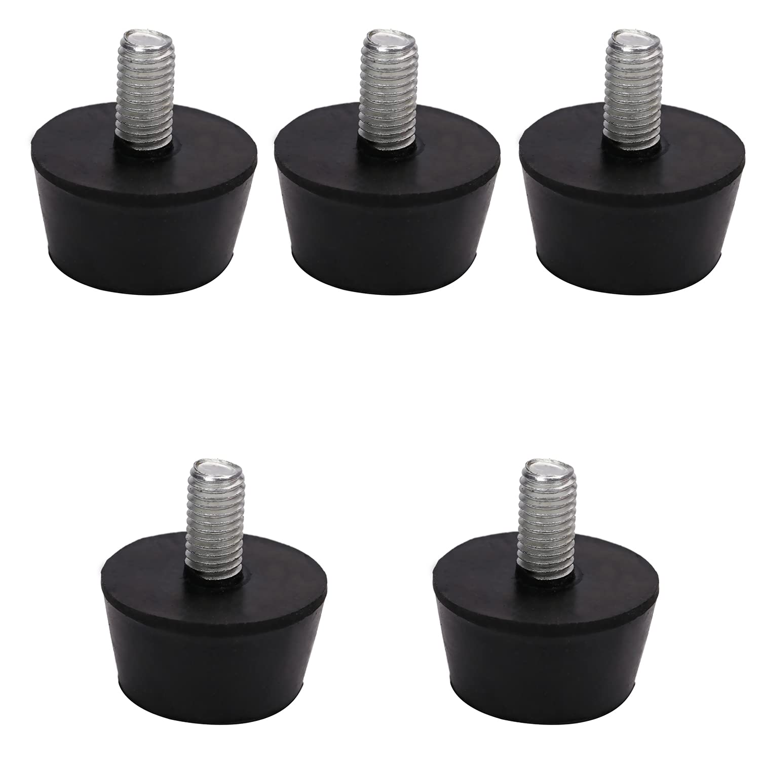 Amazon.com: 8PCS M10 Rubber Vibration Isolator 38 x 20mm (DxL) Conical ...