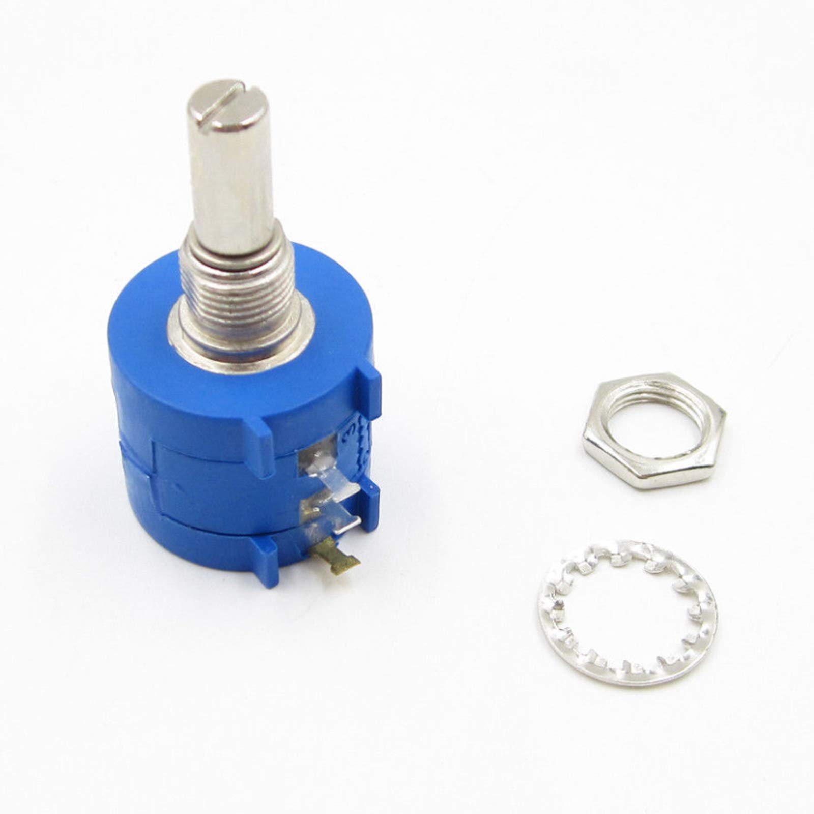 50K Ohm Potentiometer Bourns 3590 50k Rotary Potentiometer 10-Turns 1 ...