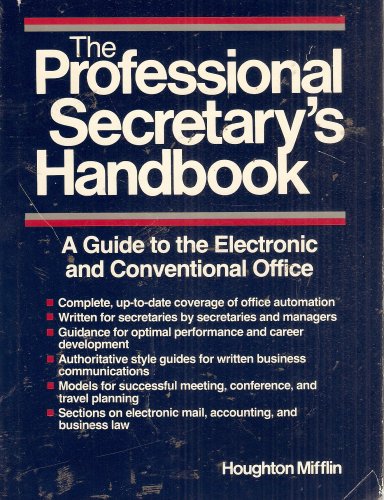 The Professional Secretary's Handbook: Amazon.co.uk: Books