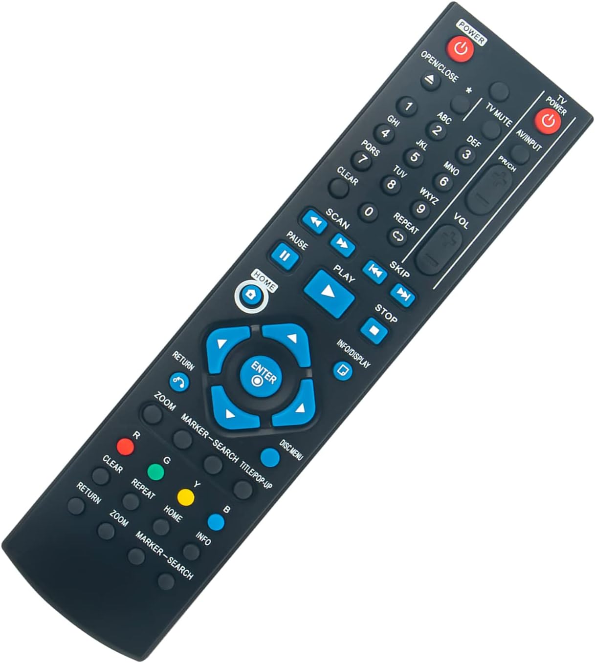 Amazon.com: New Replacement Remote Control for LG BD630 BD640 BD650 ...