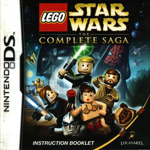 Lego Star Wars - The Complete Saga DS Instruction Booklet (Nintendo DS ...