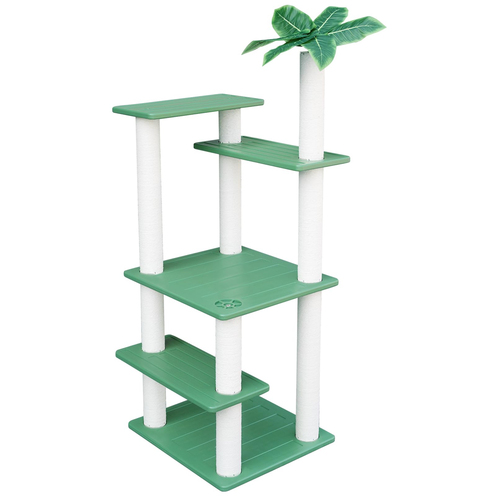 56 Inches Large Outdoor Waterproof Cat Tower, Multi-Level Cat Tree, for ...