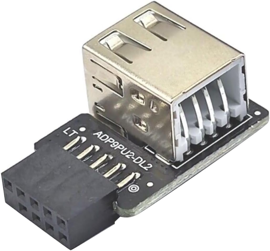 Amazon.com: WANSUPYIN 2023 USB Adapter for Motherboard, Right Angle USB ...