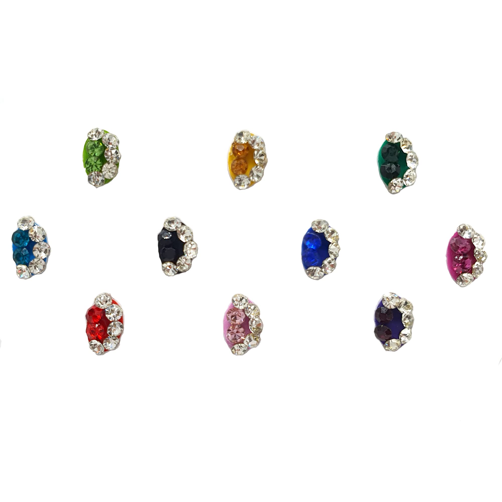 Comet Busters Handcrafted Colorful Bindis With Stone (BV1823) : Amazon ...
