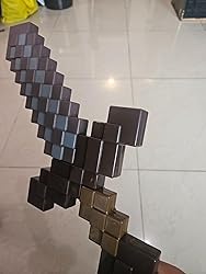 Amazon.com: Minecraft Toys, Deluxe Netherite Sword, Kid-sized Minecraft ...