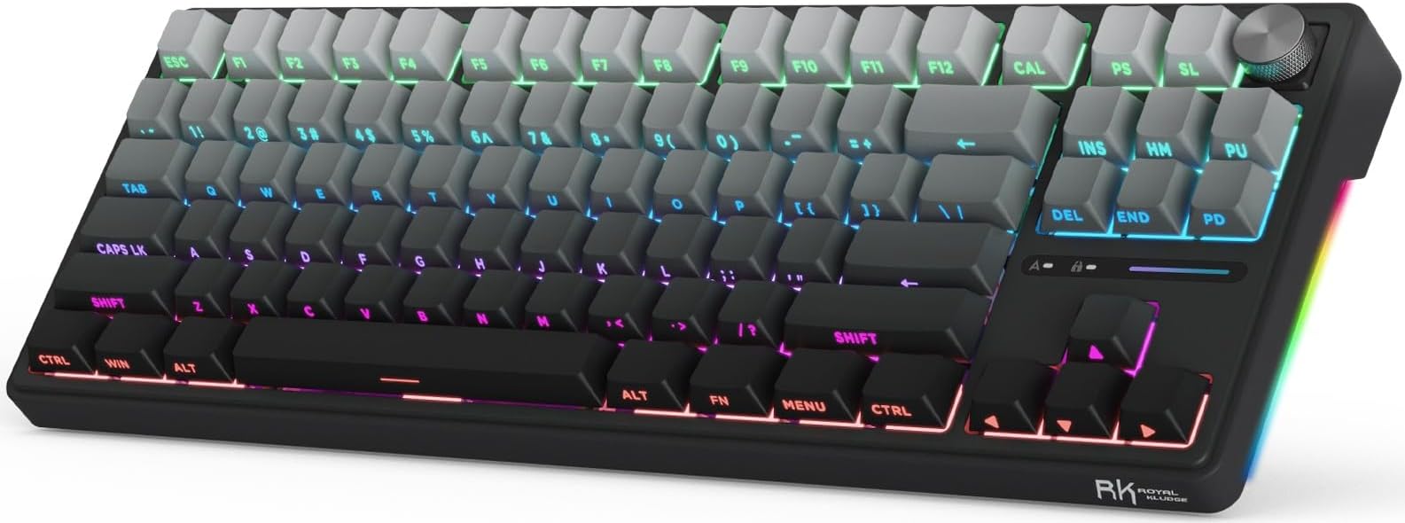 Amazon.com: RK ROYAL KLUDGE RKS70 Ergonomic Split Mechanical Keyboard ...