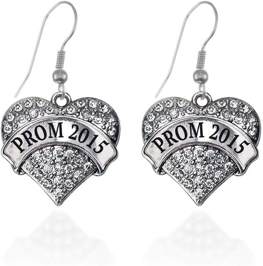 Amazon.com: Inspired Silver - Prom 2015 - Silver Dangle Earrings for ...