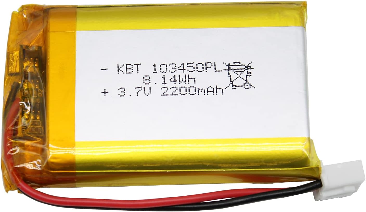 Amazon.com: 3.7V 1800mAh 103449 Lipo Battery Rechargeable Lithium ...