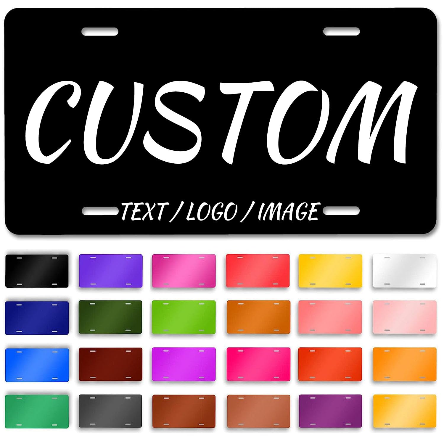 Amazon.com: Custom License Plates, Design Your Personalized Front ...