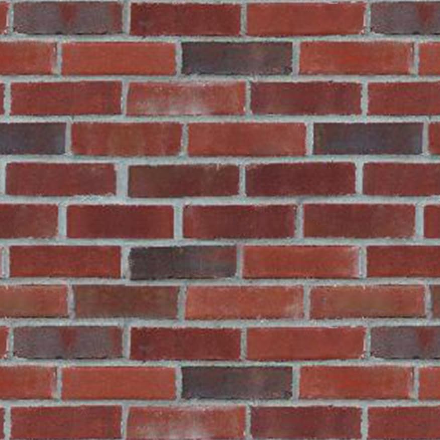 Pack of 5 Dolls House Miniature Crosshatch Pattern Brick Pattern ...