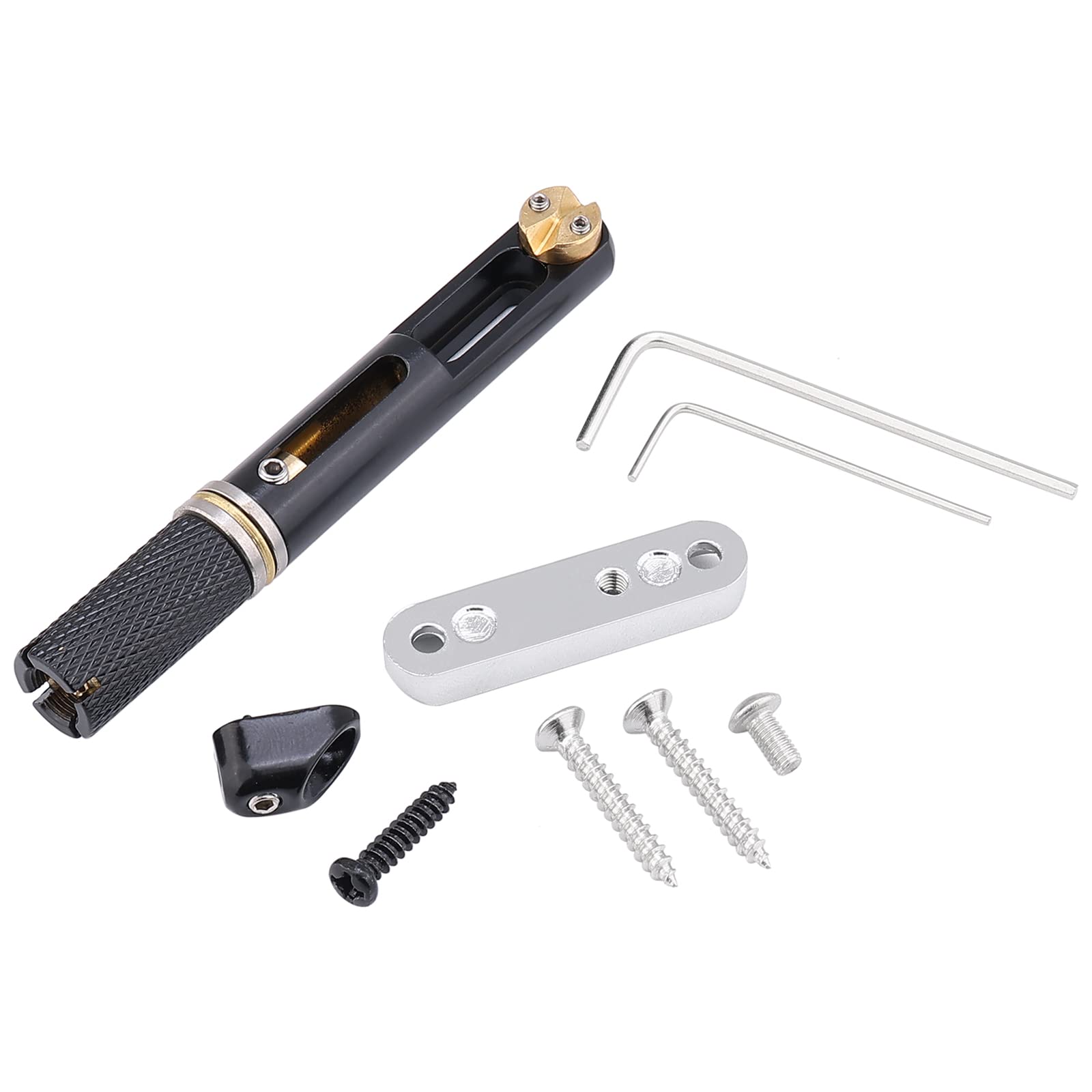 Snapklik.com : One Set 5-string Single Headless Bass Bridge In Black ...