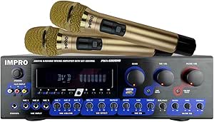 Amazon.com: ImPro PMA-6808HD 600W Mixing Amplifier Bundle with ImPro ...