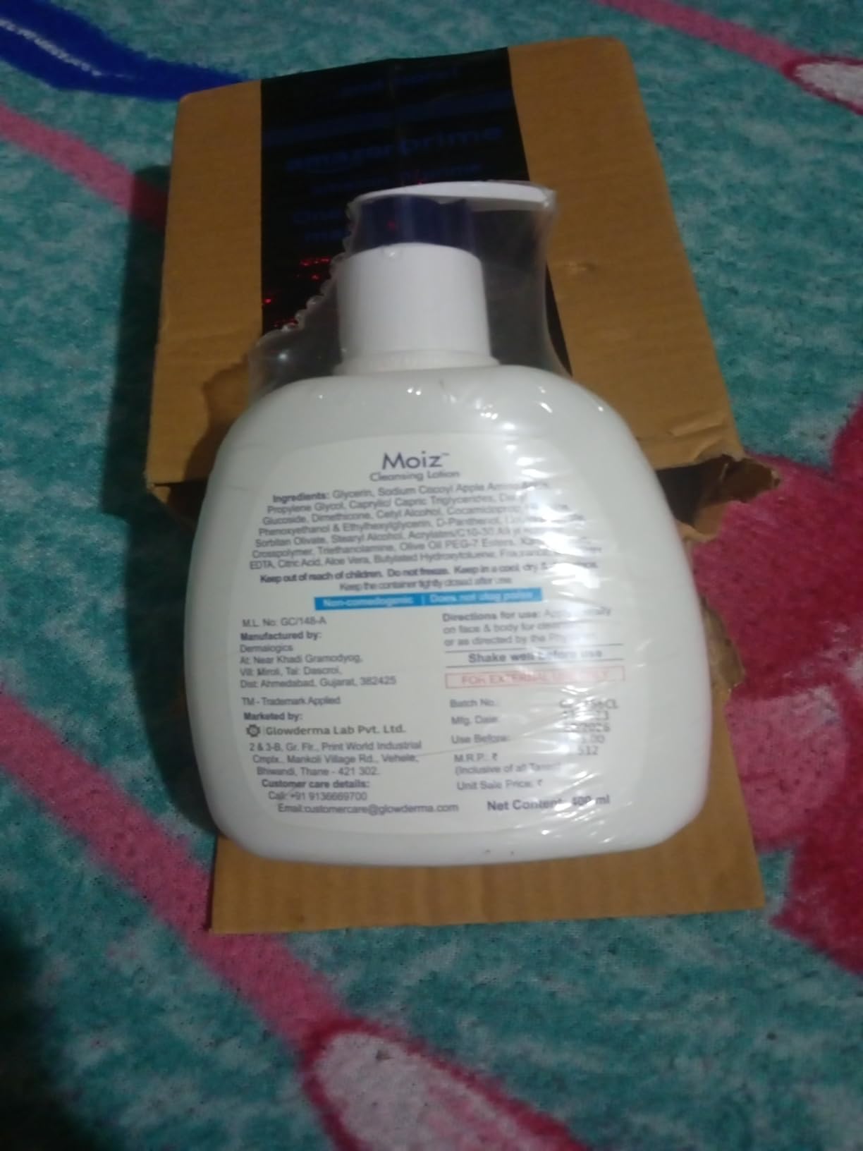 Buy Moiz Cleansing Lotion | Face & Body Cleanser | For Sensitive Skin ...