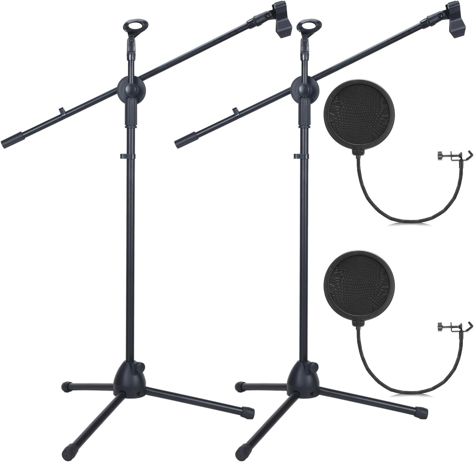 Amazon.com: Mic Stand, Boom Microphone Stands Tripod Gooseneck ...
