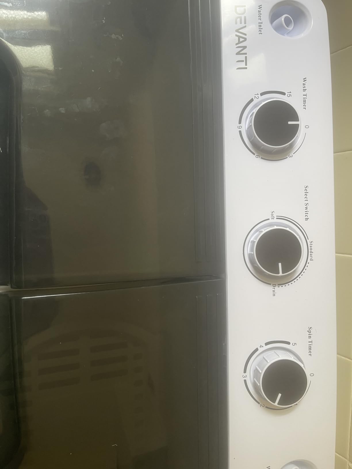 Devanti Washing Machine, 5kg Portable Pressure Mini Washer Machines ...