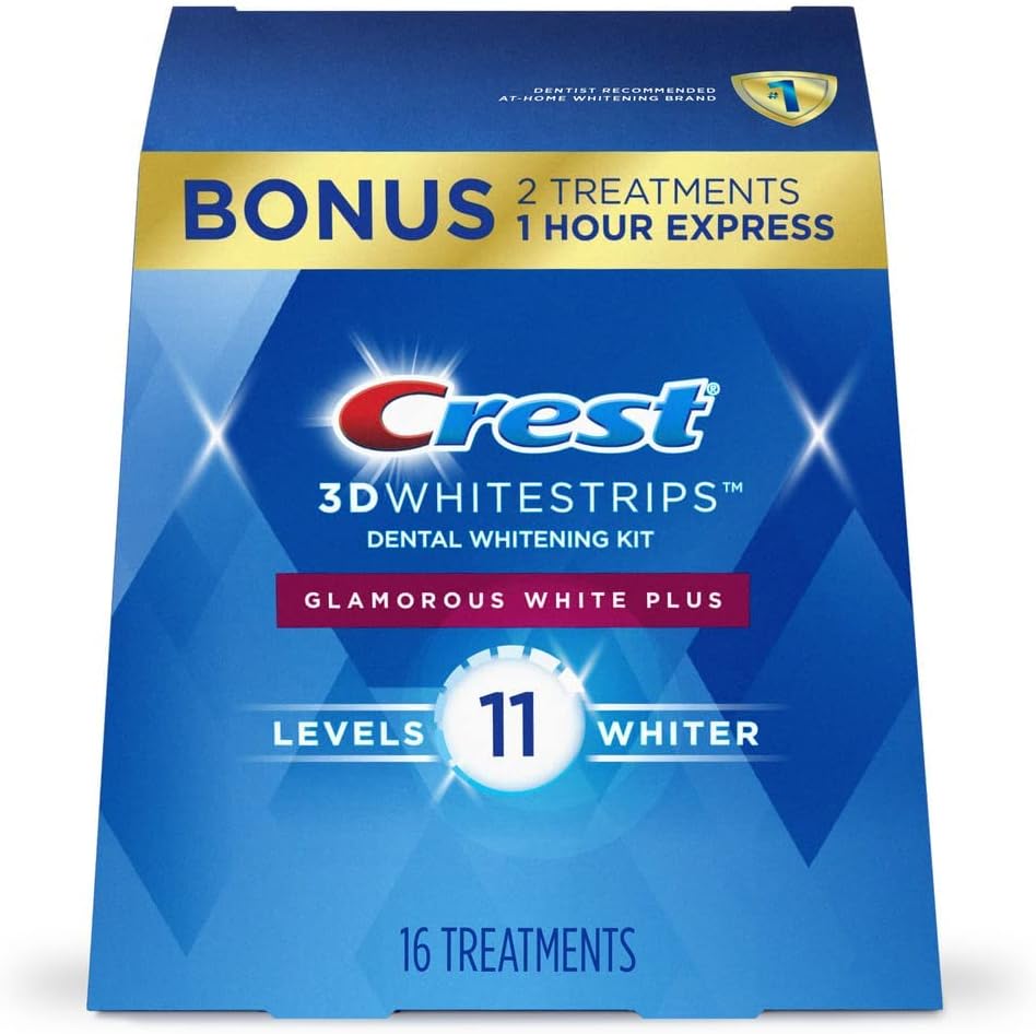 Amazon.com: Crest 3D Whitestrips with Light, Teeth Whitening Strip Kit ...