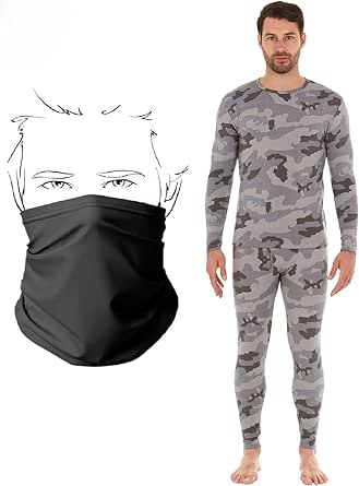 Amazon.com: Thermajohn Thermal Underwear for Men Size S with Fleece ...