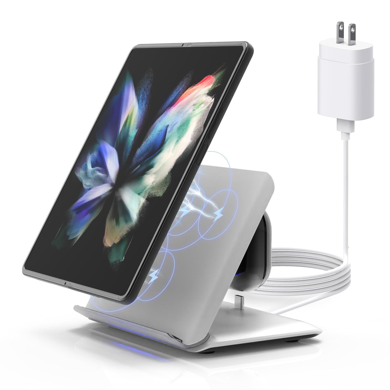 for Samsung Galaxy Z-Fold Wireless Charger: 2 in 1 Fast Wireless ...