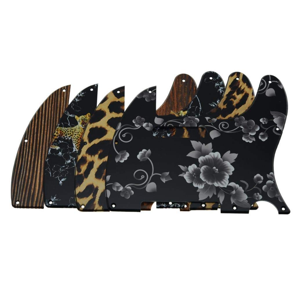 Snapklik.com : 8 Hole 3D Printed Tele Style Guitar Plastic Pickguard TL ...
