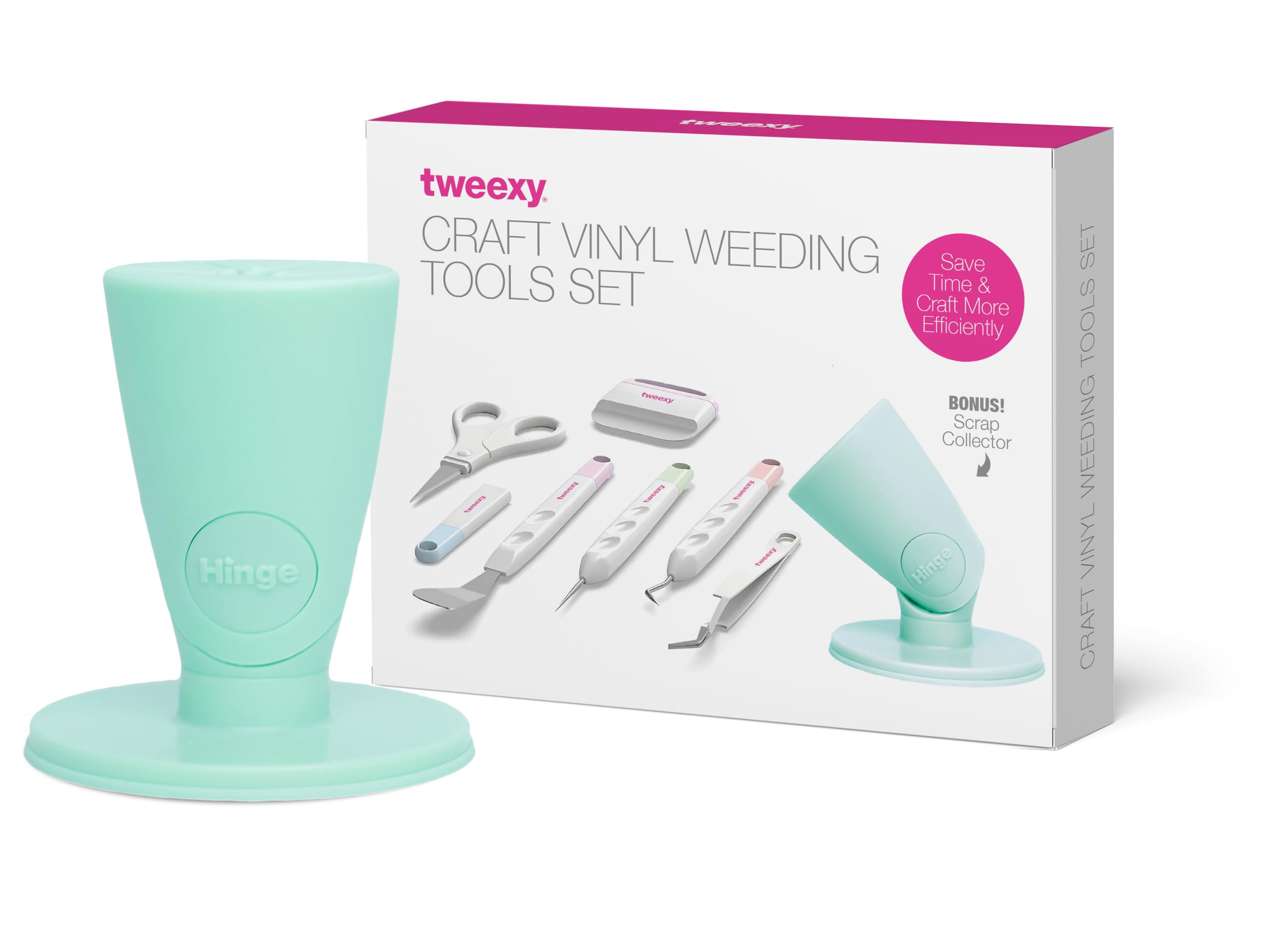 Amazon.com: Tweexy Craft Vinyl Weeding Tools Set with Scrap Collector ...