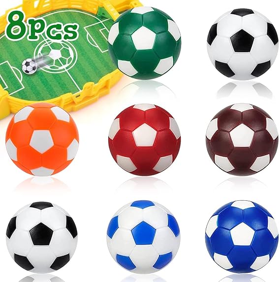 Kickerbälle 32mm, 8 Stück Profi Tischkicker Bälle Klein Mini Kicker ...