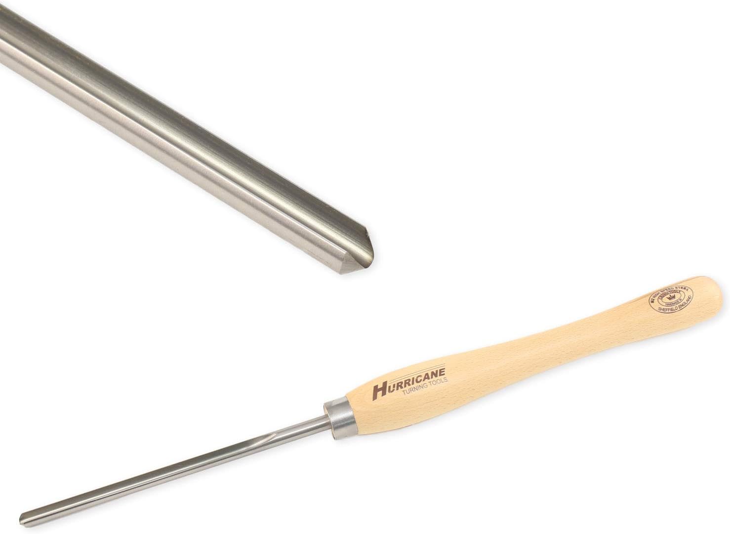 Hurricane Turning Tools, HTT-241W, M2 HSS, 1/2" Bowl Gouge (3/8" Flute ...