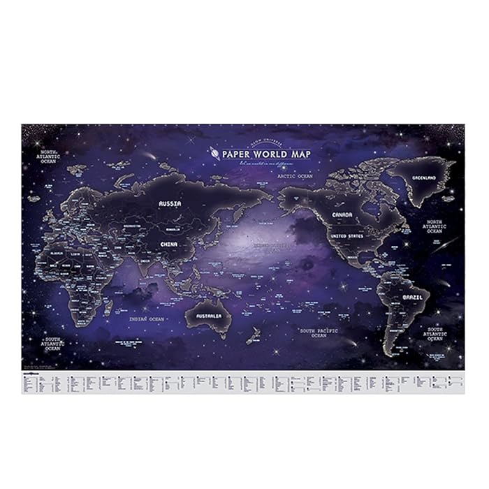 Buy Unique and Beautiful Paper World Map Decorator National Geographic ...