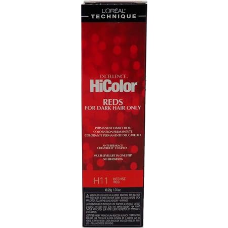 Amazon.com : L'Oreal Excellence HiColor Copper Red 1.74 oz. Tube ...