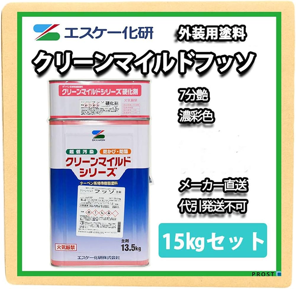 のセラミッ[ ヤフオク! 7分艶 15kgセット 濃彩... - クリーンマイルドフッソ ⇏ちます