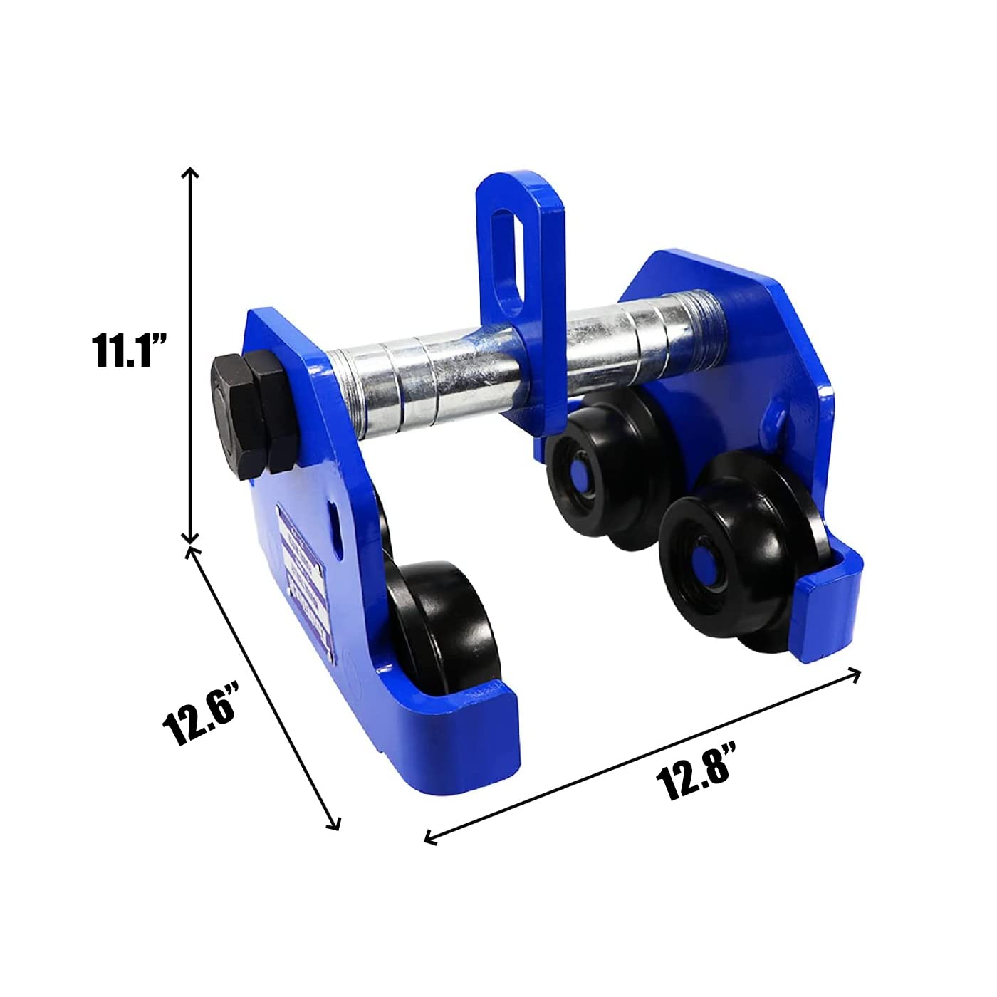 Snapklik.com : TOUGHER Dual Wheels Beam Trolley 3 Ton Heavy Duty ...