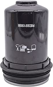 Amazon.com: BOLEWIN RE551508 Fuel Filter Element for John Deere 444K 5090E 5090R 5100R 5115R ...