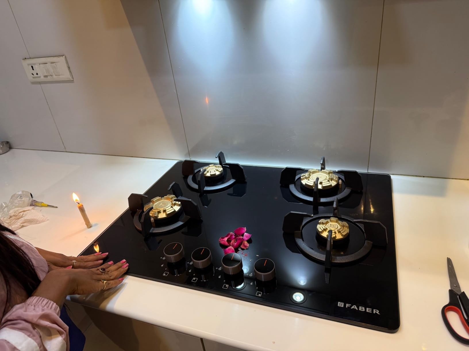 Faber 4 Burner 90cm Hob |Auto-Ignition| HOB PRIME HT904 CRS BR CI AI ...