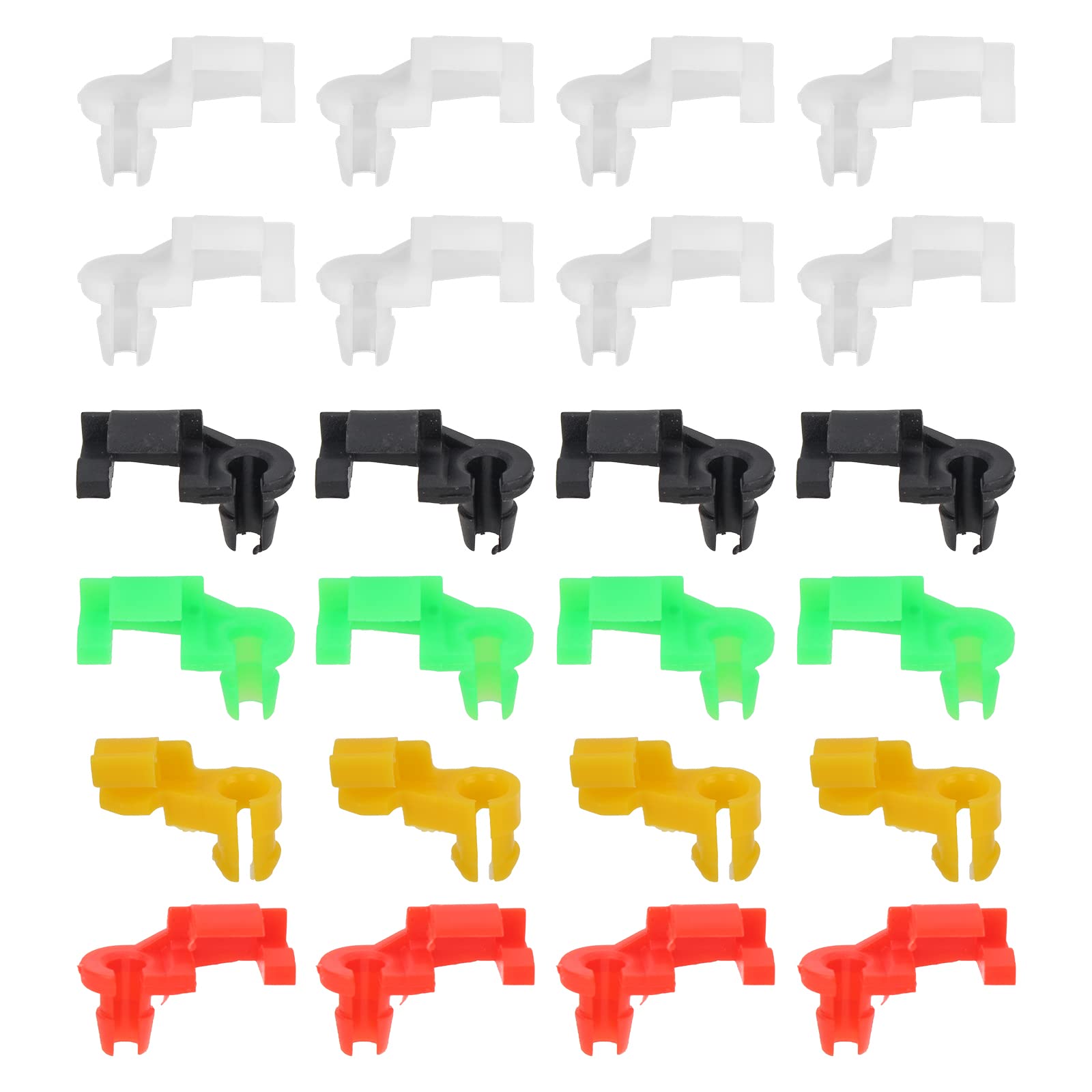 Amazon.com: MOTOALL Automotive Fasteners Door Lock Rod Clip Rivet ...