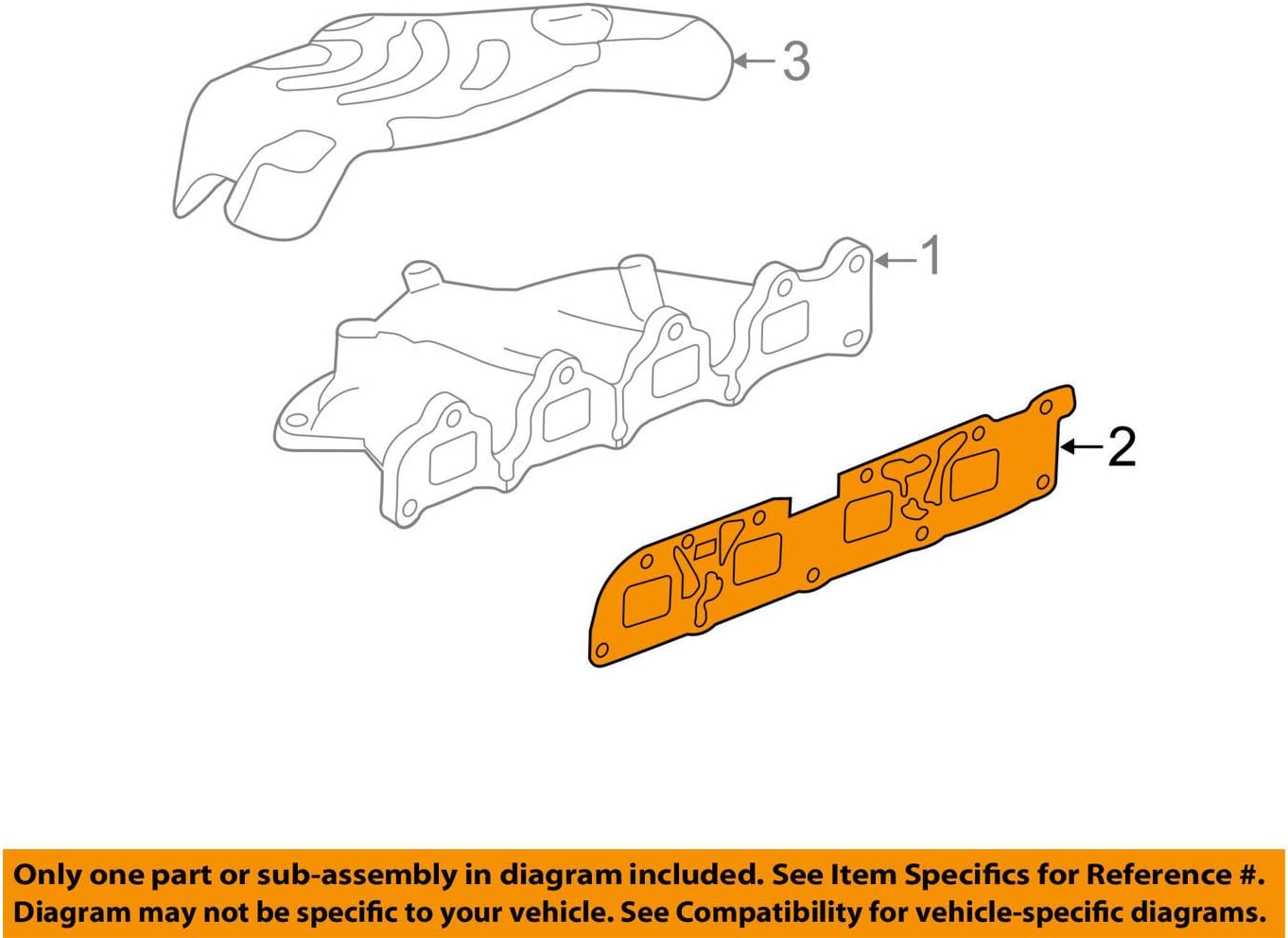 Amazon.com: General Motors 12622668, Exhaust Manifold Gasket : Automotive