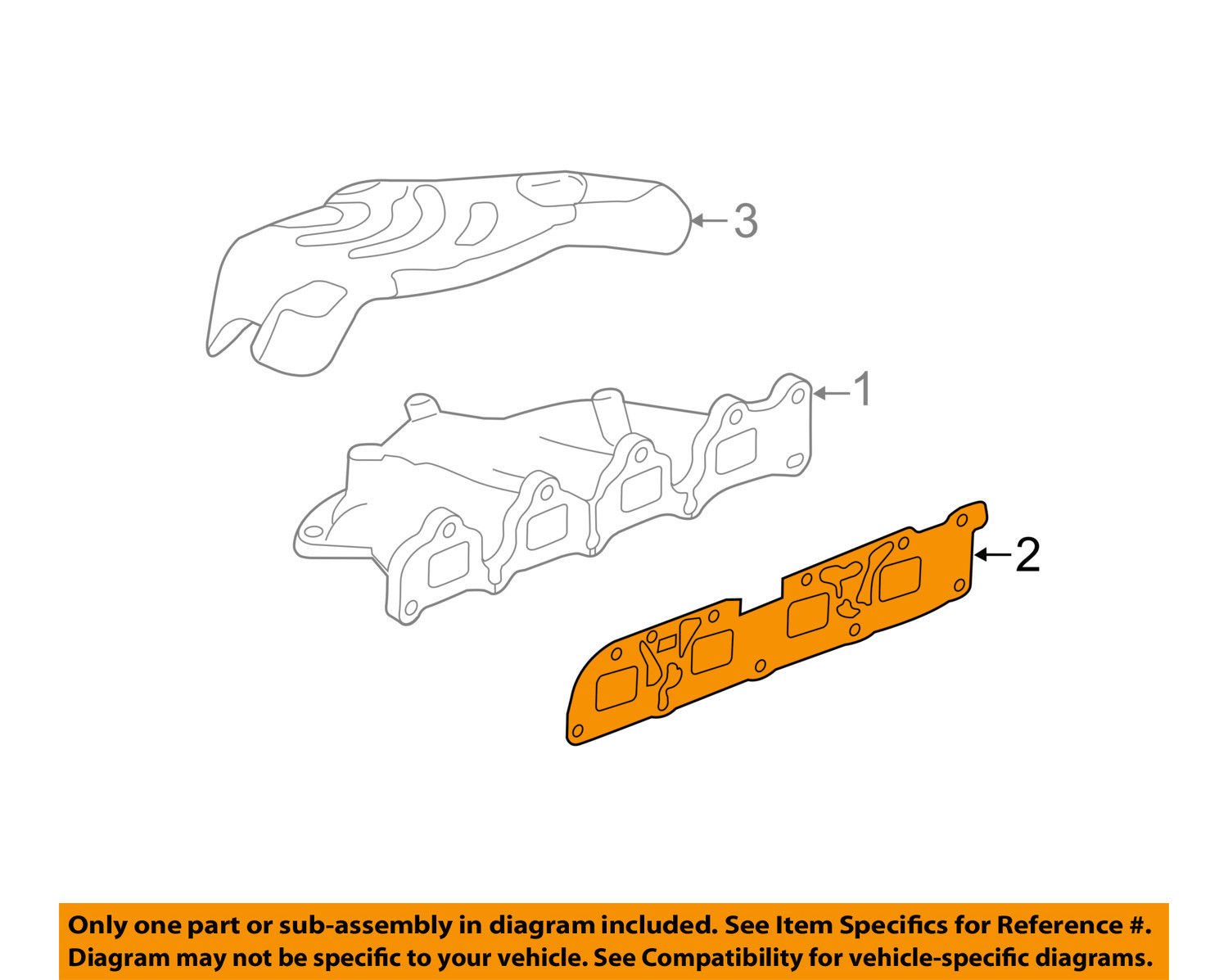 Amazon.com: General Motors 12622668, Exhaust Manifold Gasket : Automotive