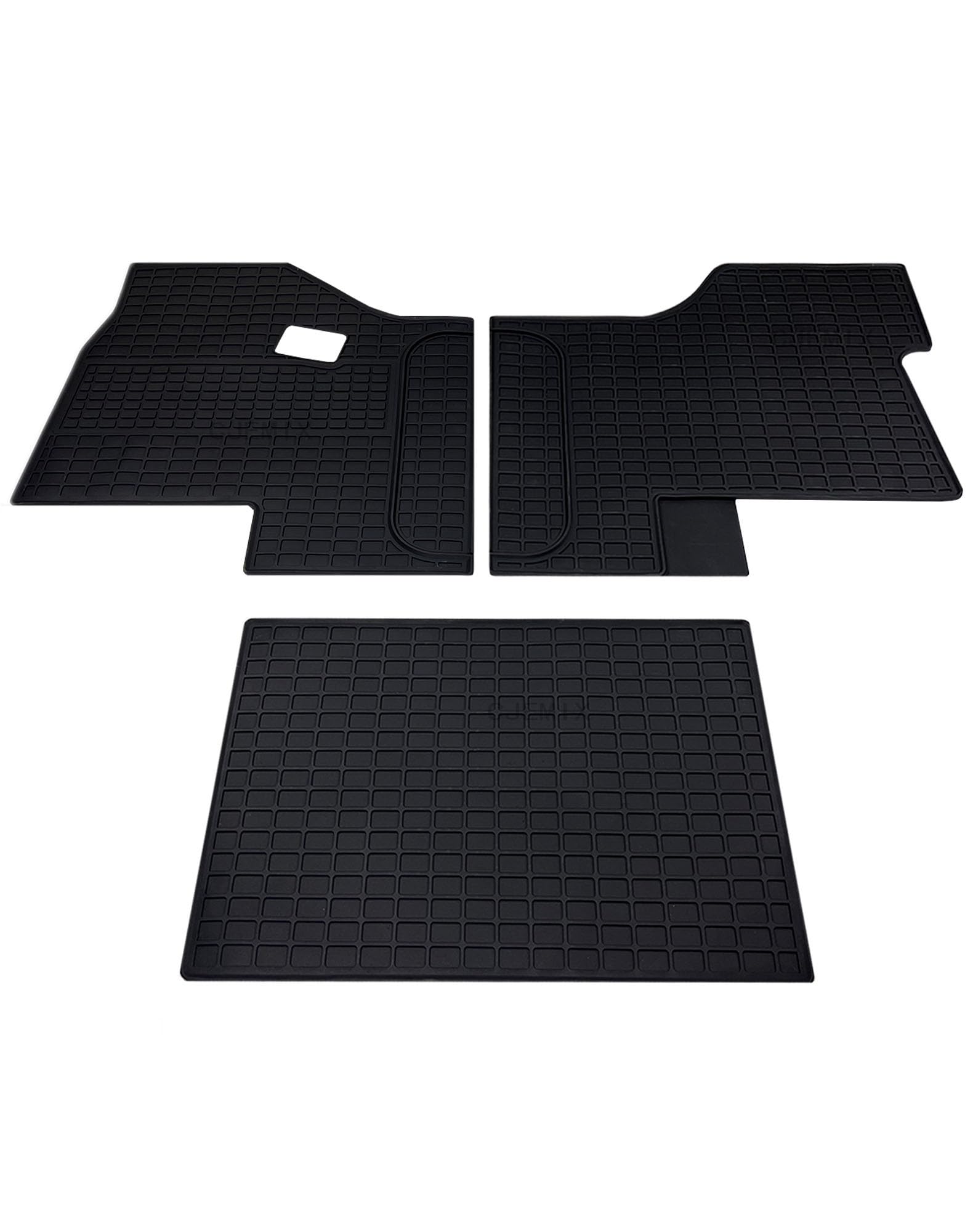 Amazon.com: CJEMIX Rubber Floor Mats Compatible with Kenworth T680 ...