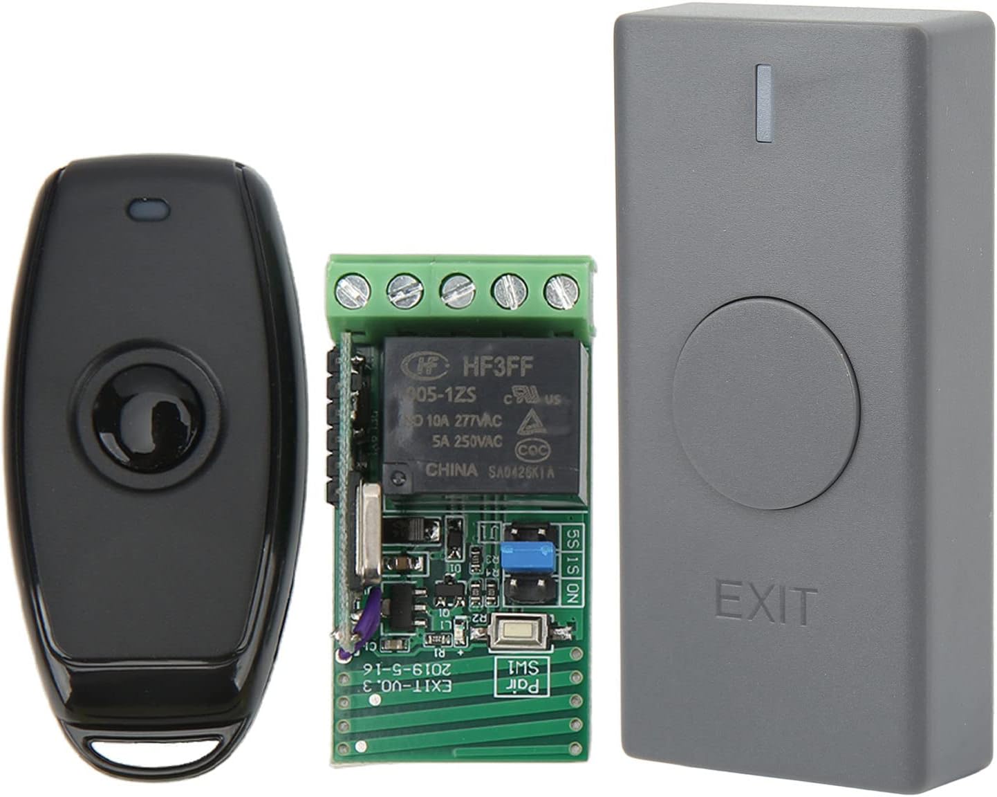 Wireless Access Control System with Door Exit Button Controller Remote ...